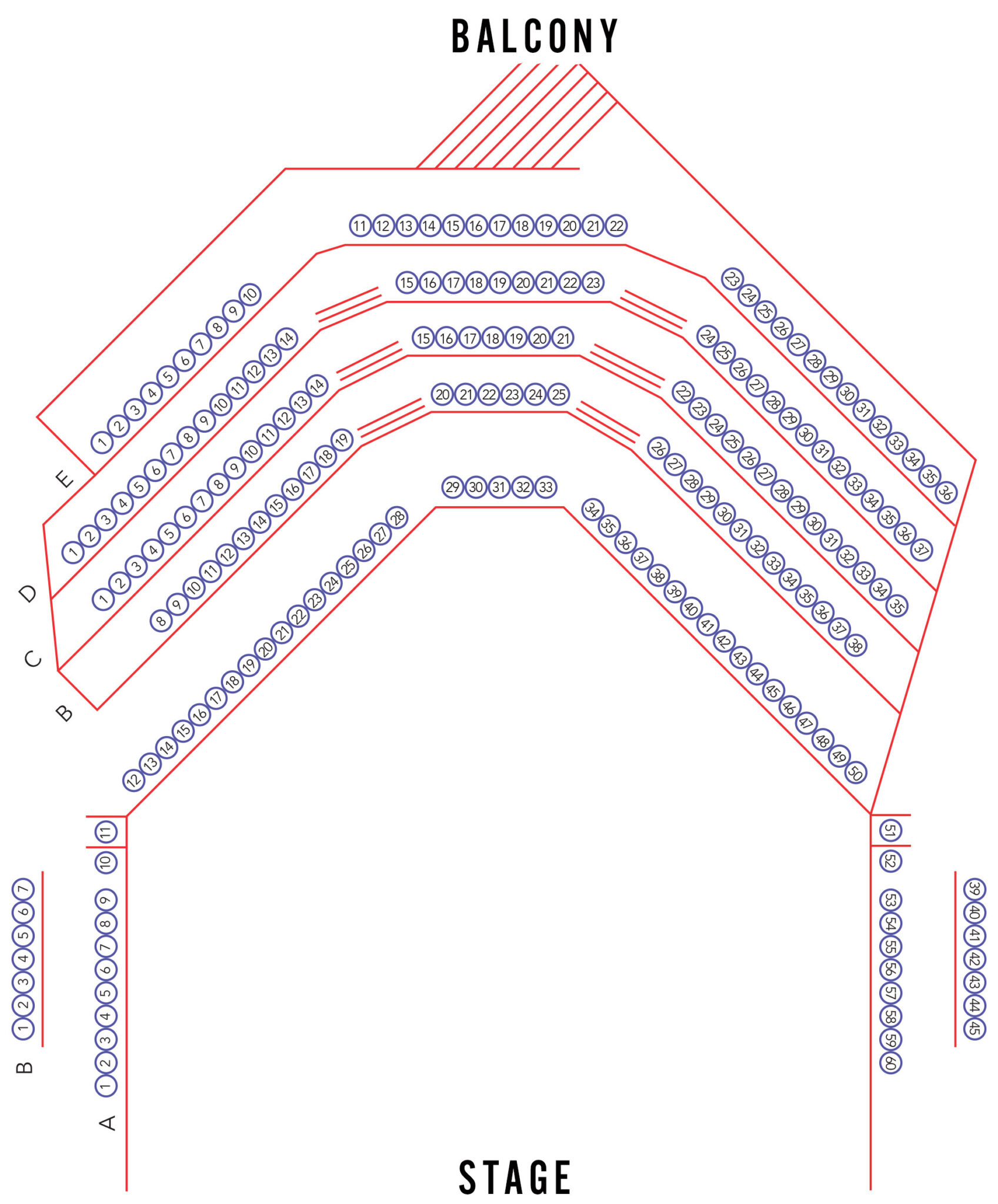 Seating Chart – THE SOUND
