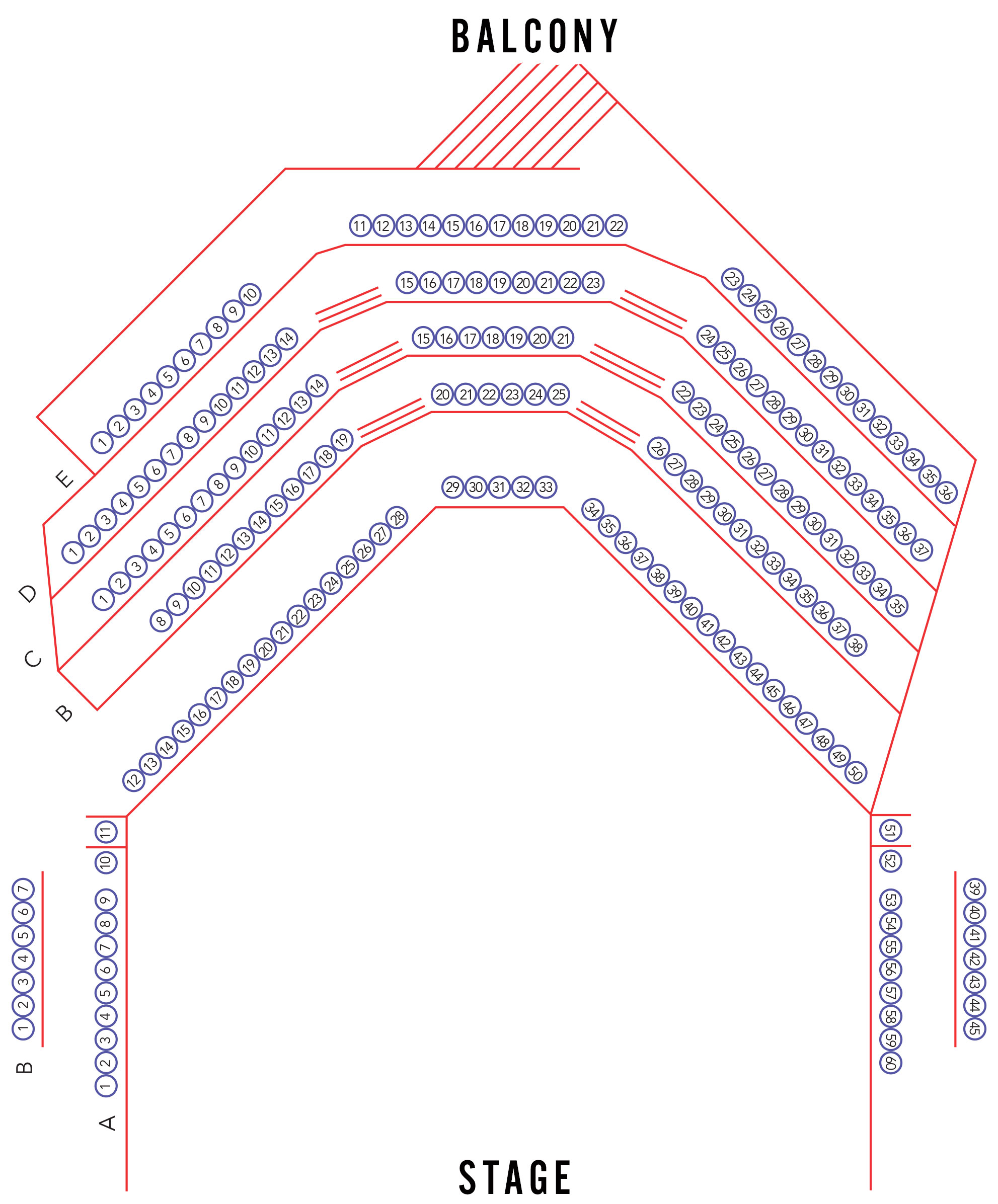 Seating Chart – THE SOUND